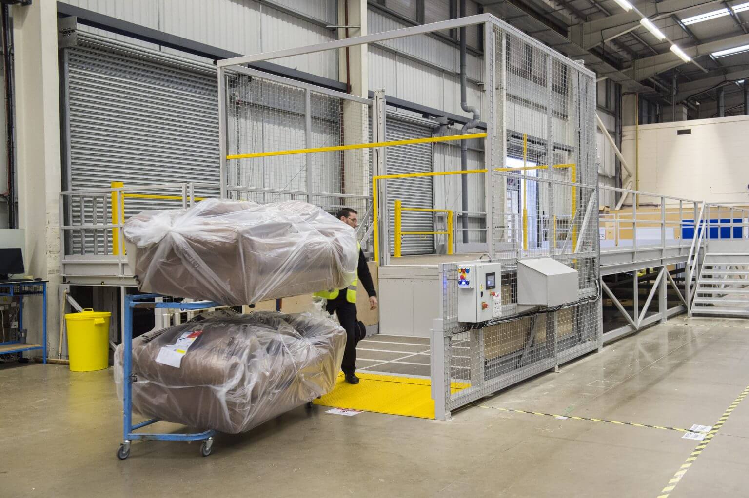 Mezzanine Goods Lifts | Transdek Modular Loading Systems