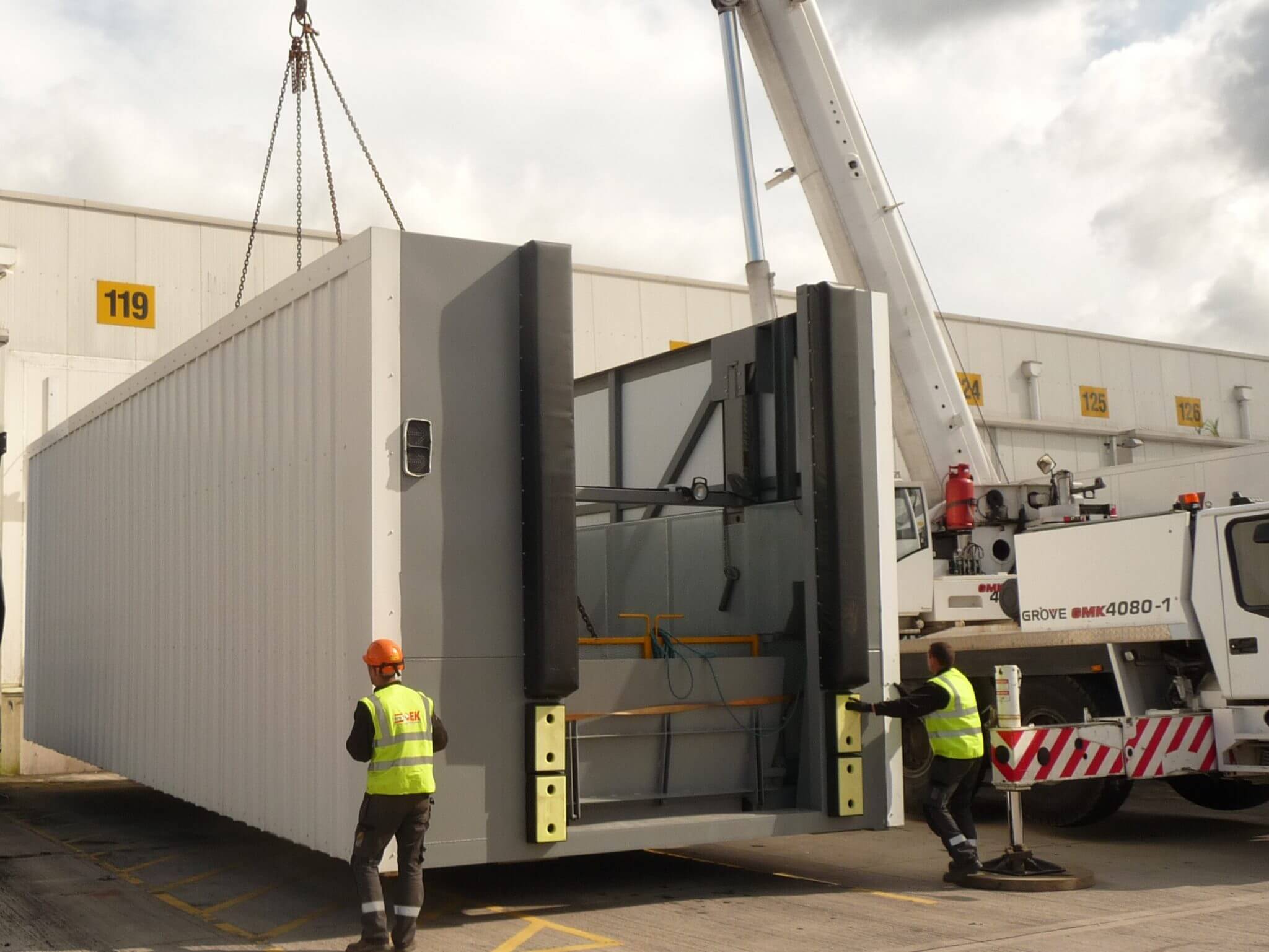 Double Deck Lifts Install For Tesco