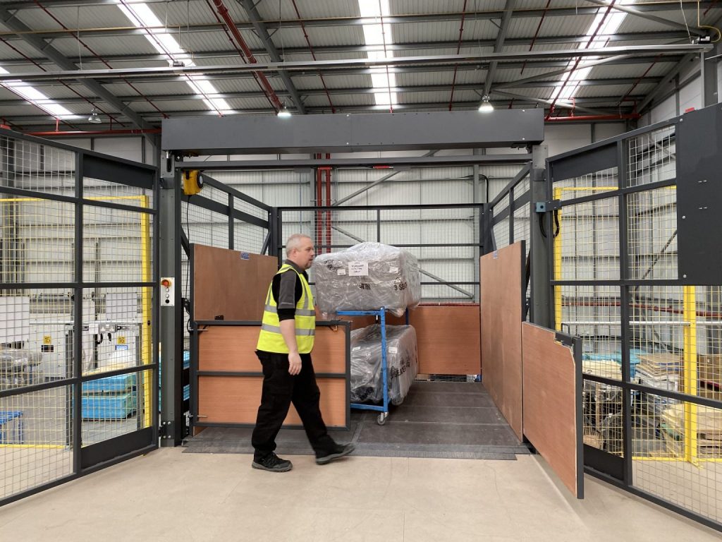 Mezzanine Goods Lifts | Transdek Modular Loading Systems