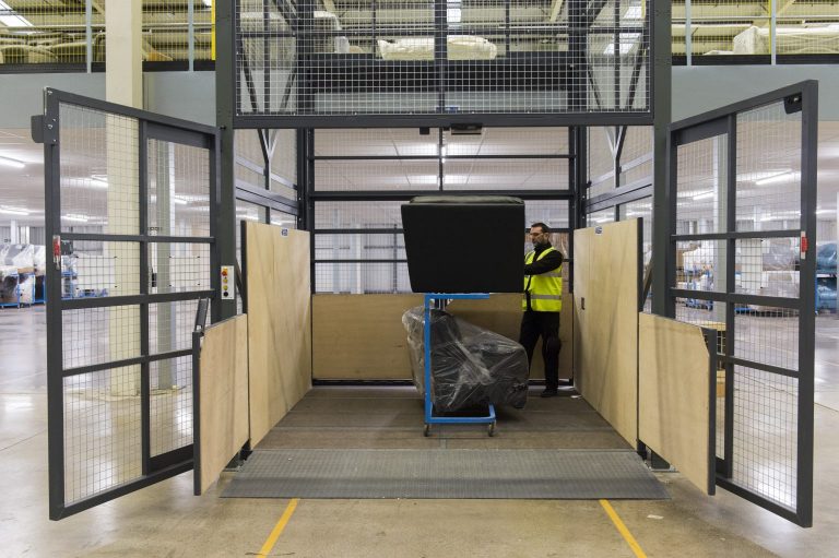Mezzanine Goods Lifts | Transdek Modular Loading Systems