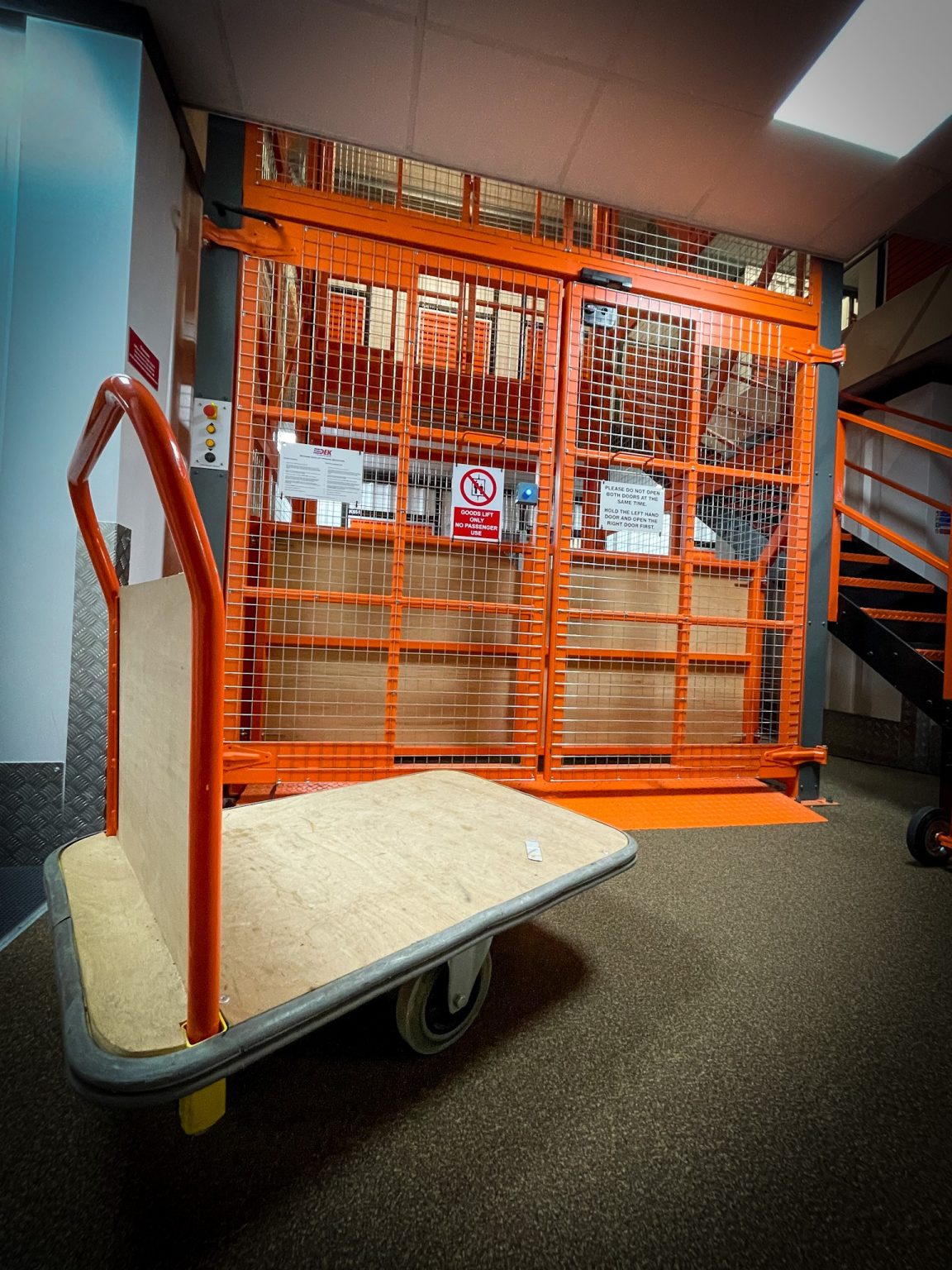 Mezzanine Goods Lifts | Transdek Modular Loading Systems